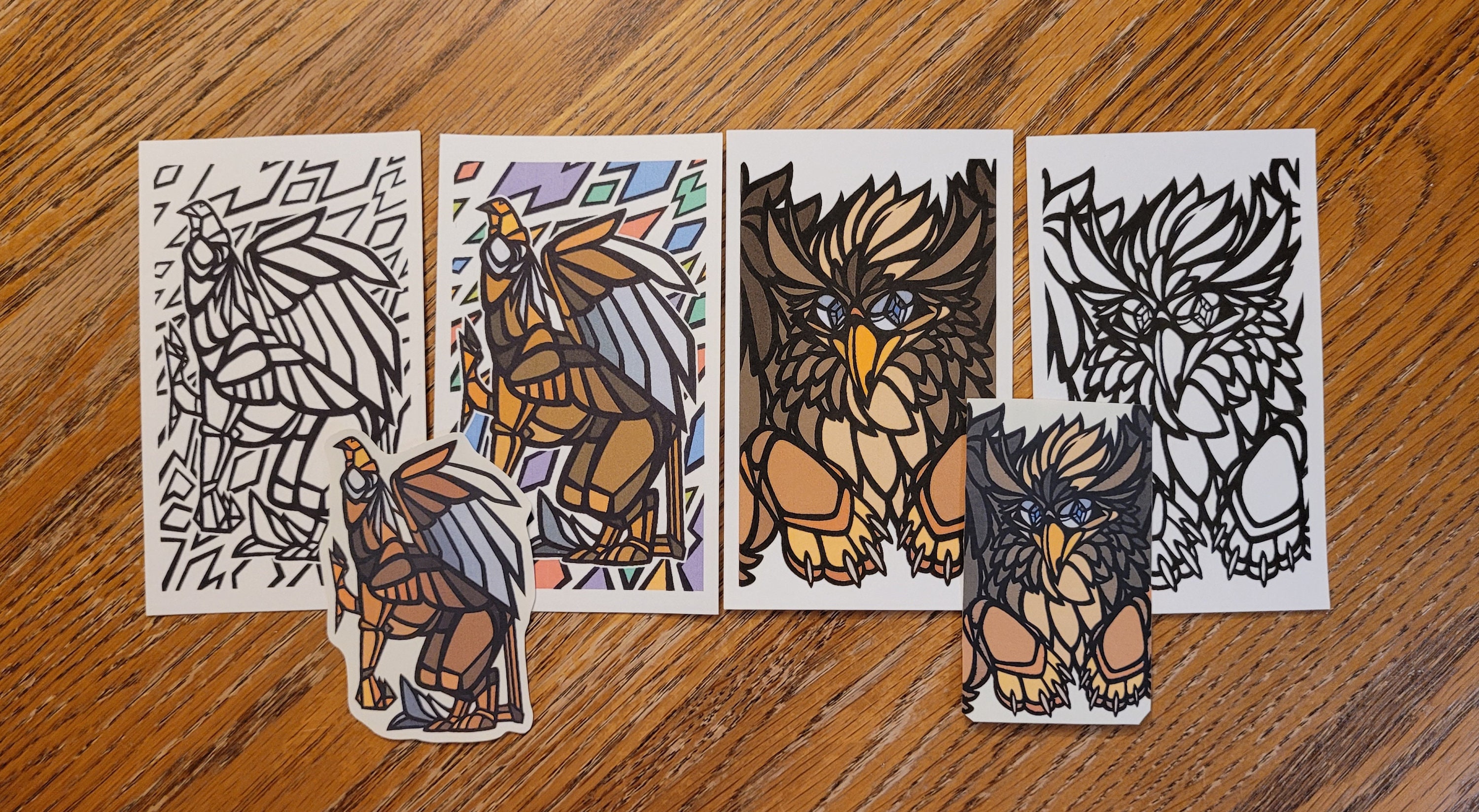 Griffin Art Prints and Stickers - Etsy UK