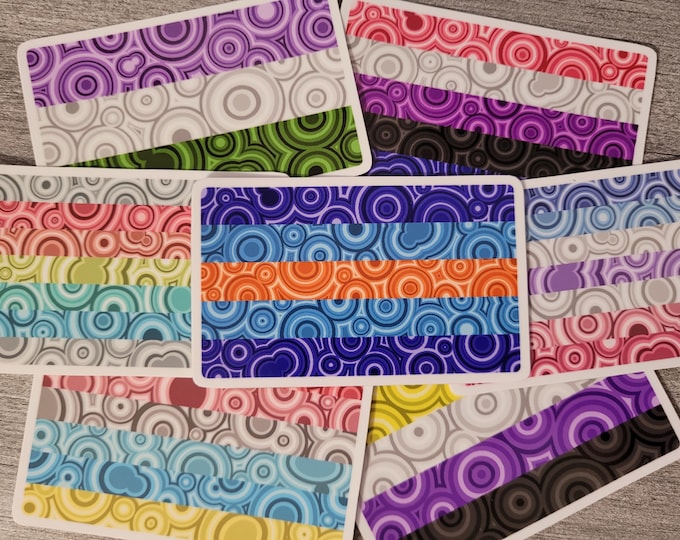 Multigender Pride Stickers & Magnets: Genderfluid, Genderflux, Bigender ...