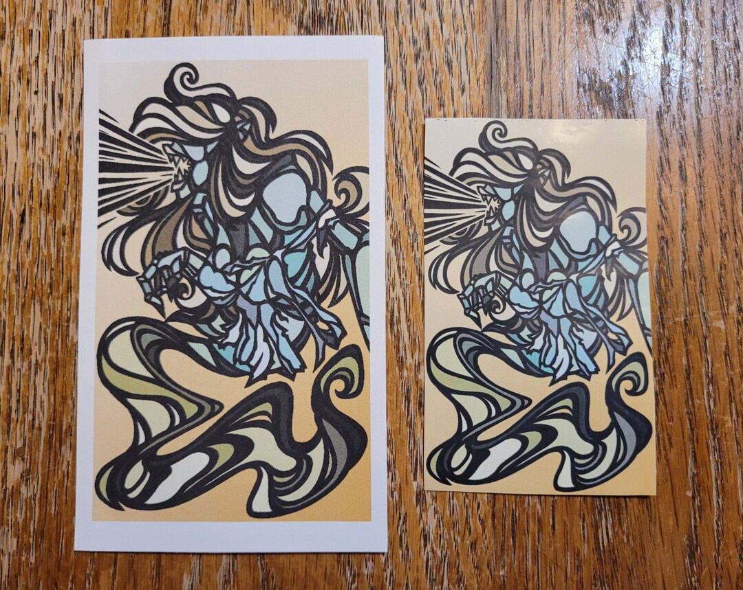 Banshee Mini Art Print and Stickers - Etsy