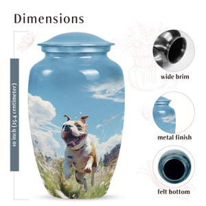 Playing Bulldog Cremation Burial Urn for Ashes, Decorative Urns for ...