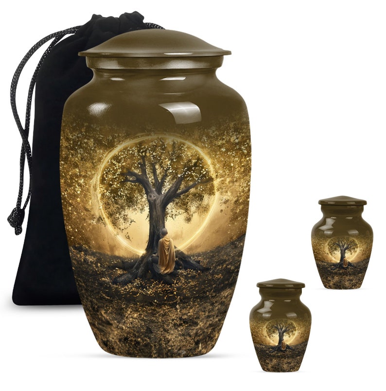 Tree of Life Memorial Urns for Human Ashes, Cremation Keepsake Urn for ...