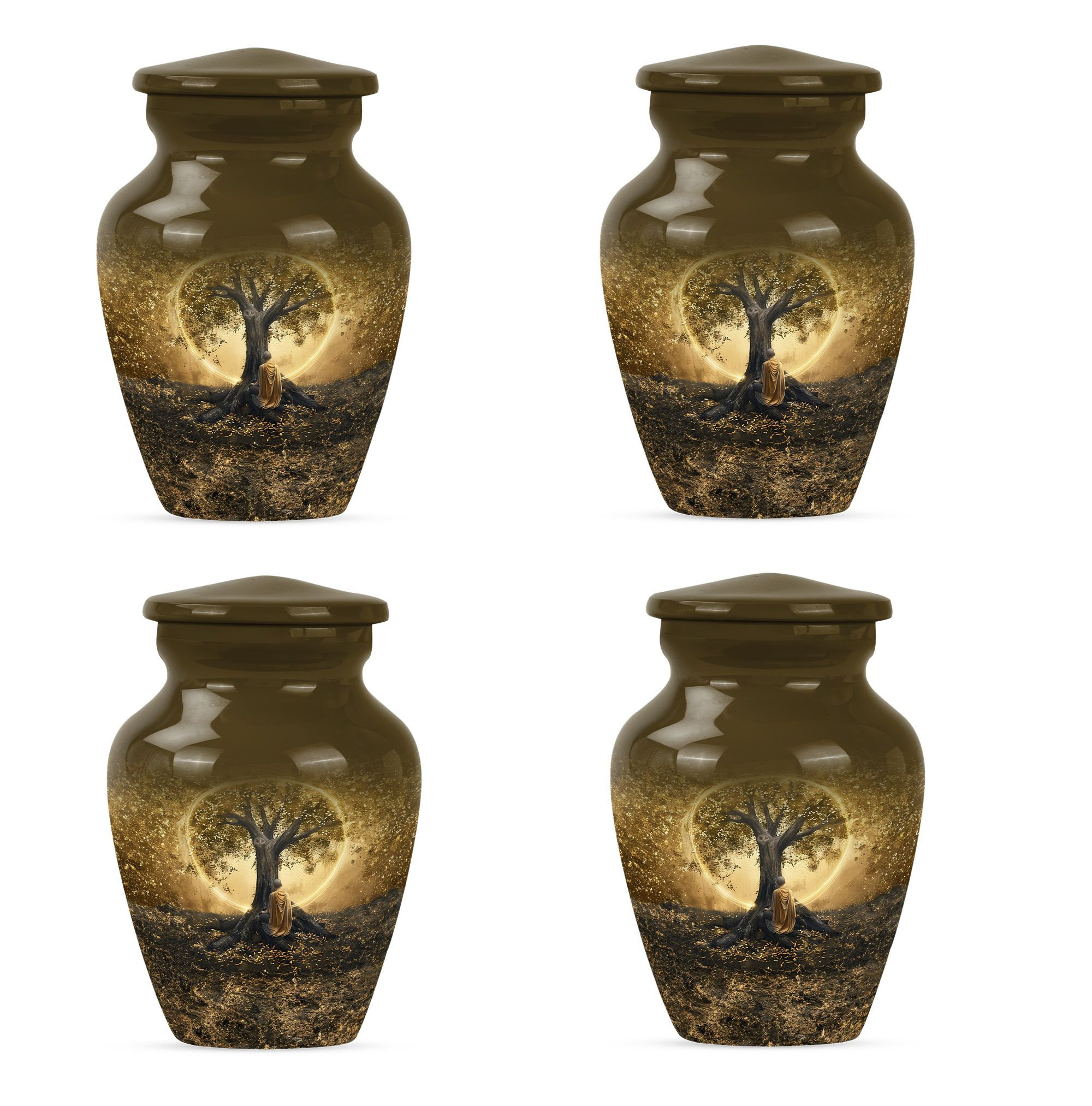 Tree of Life Memorial Urns for Human Ashes, Cremation Keepsake Urn for ...