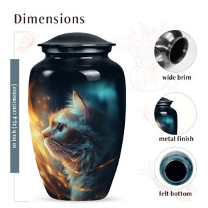 Custom Cat Urns for Ashes | Cat Cremation Urns for Pets | Decorative ...