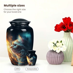 Custom Cat Urns for Ashes | Cat Cremation Urns for Pets | Decorative ...