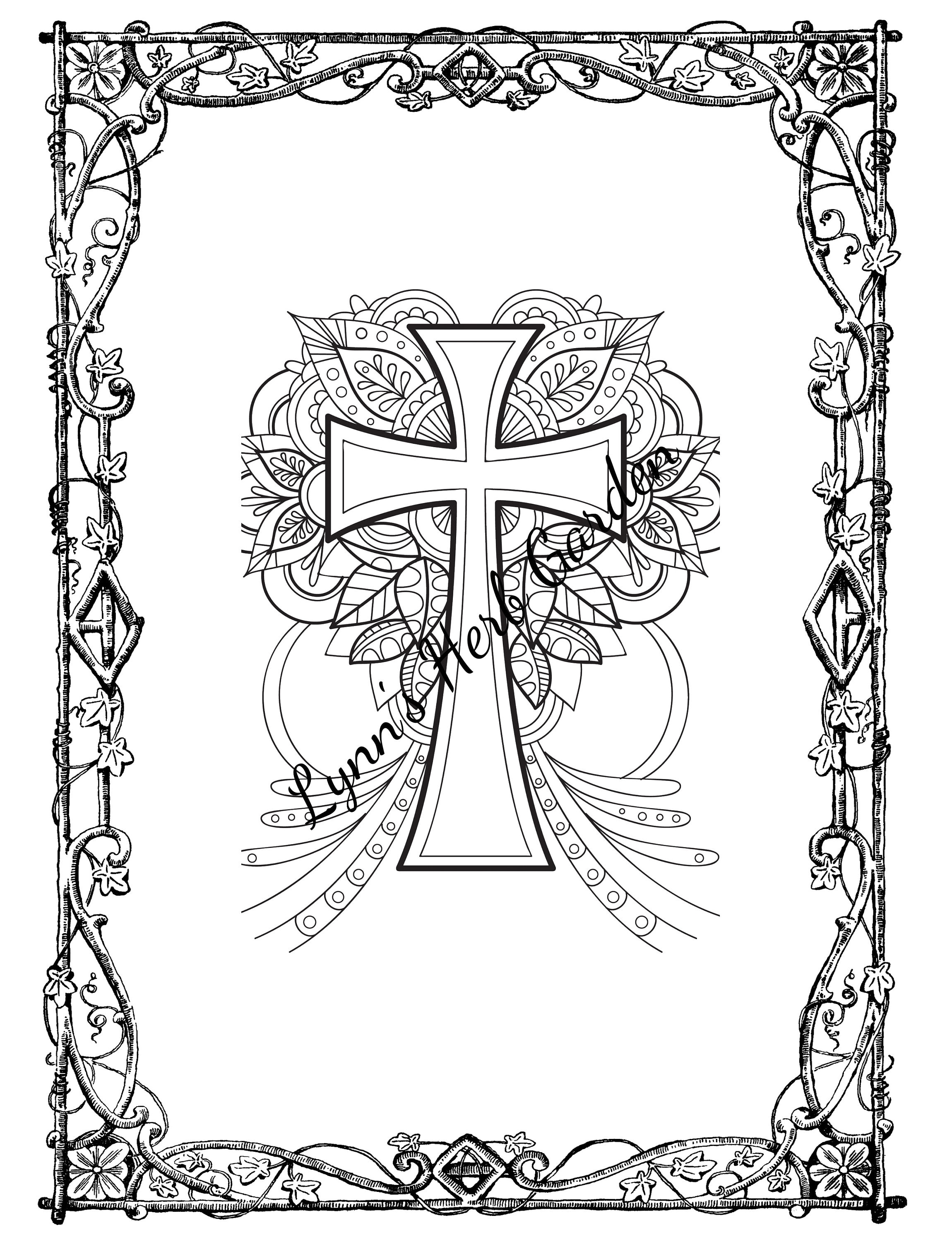 Christian Coloring Book Pages Religious Bible Images Print at Home 30 ...
