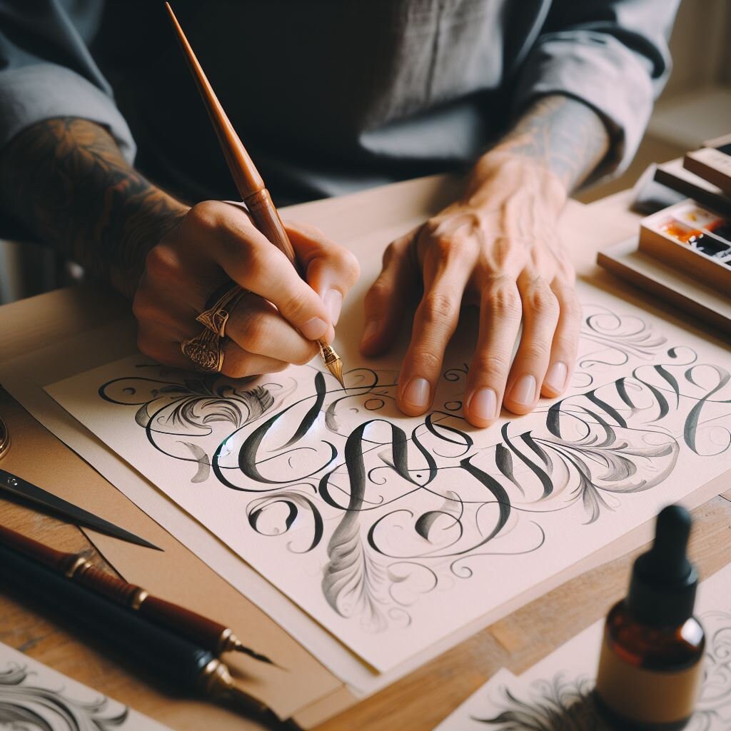 Self-study Calligraphy Handwriting Paper 8.5 X 11 Printable Download ...