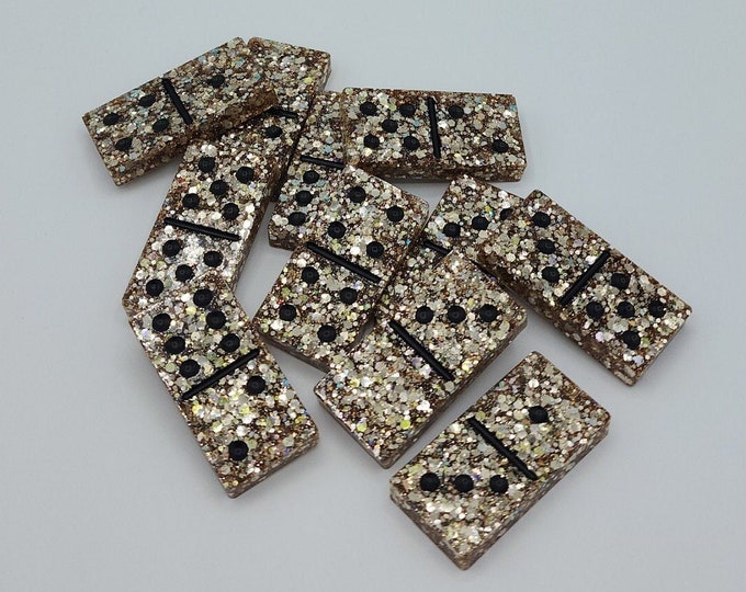 Champaign Gold Dominoes Set - Etsy