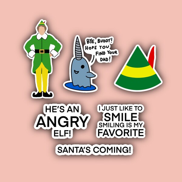 Elf Stickers - Etsy