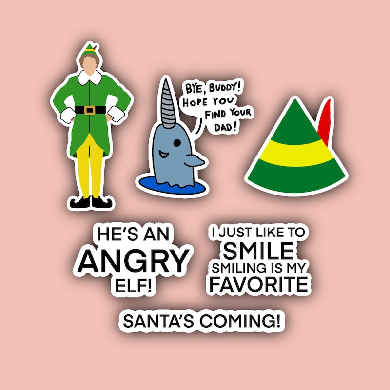 Elf Stickers - Etsy