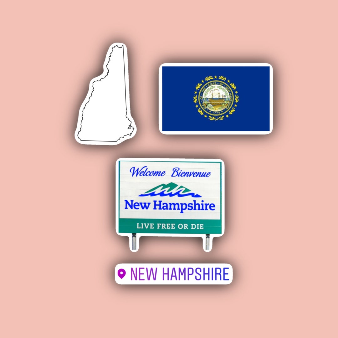New Hampshire Sticker Pack - NH - New Hampshire - Etsy