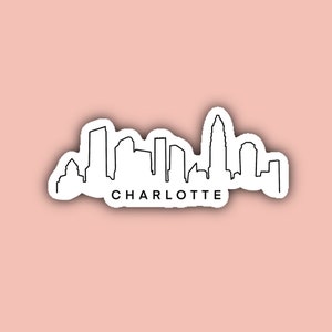 Charlotte North Carolina Sticker Pack - Charlotte, NC Stickers - Queen ...