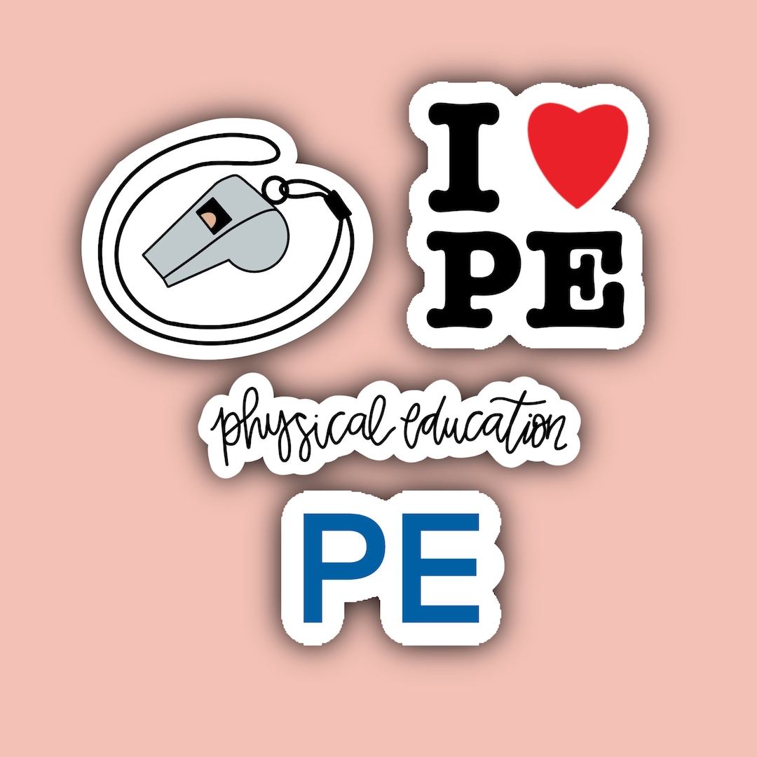 Physical Education Teacher Sticker Pack - Gift for PE Teacher - Teacher ...