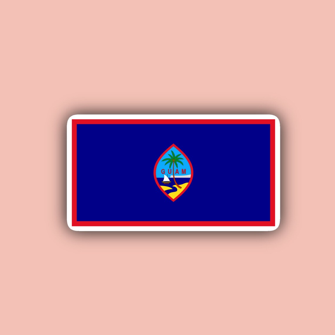 Guam Sticker Pack Guam Stickers Guam Flag - Etsy