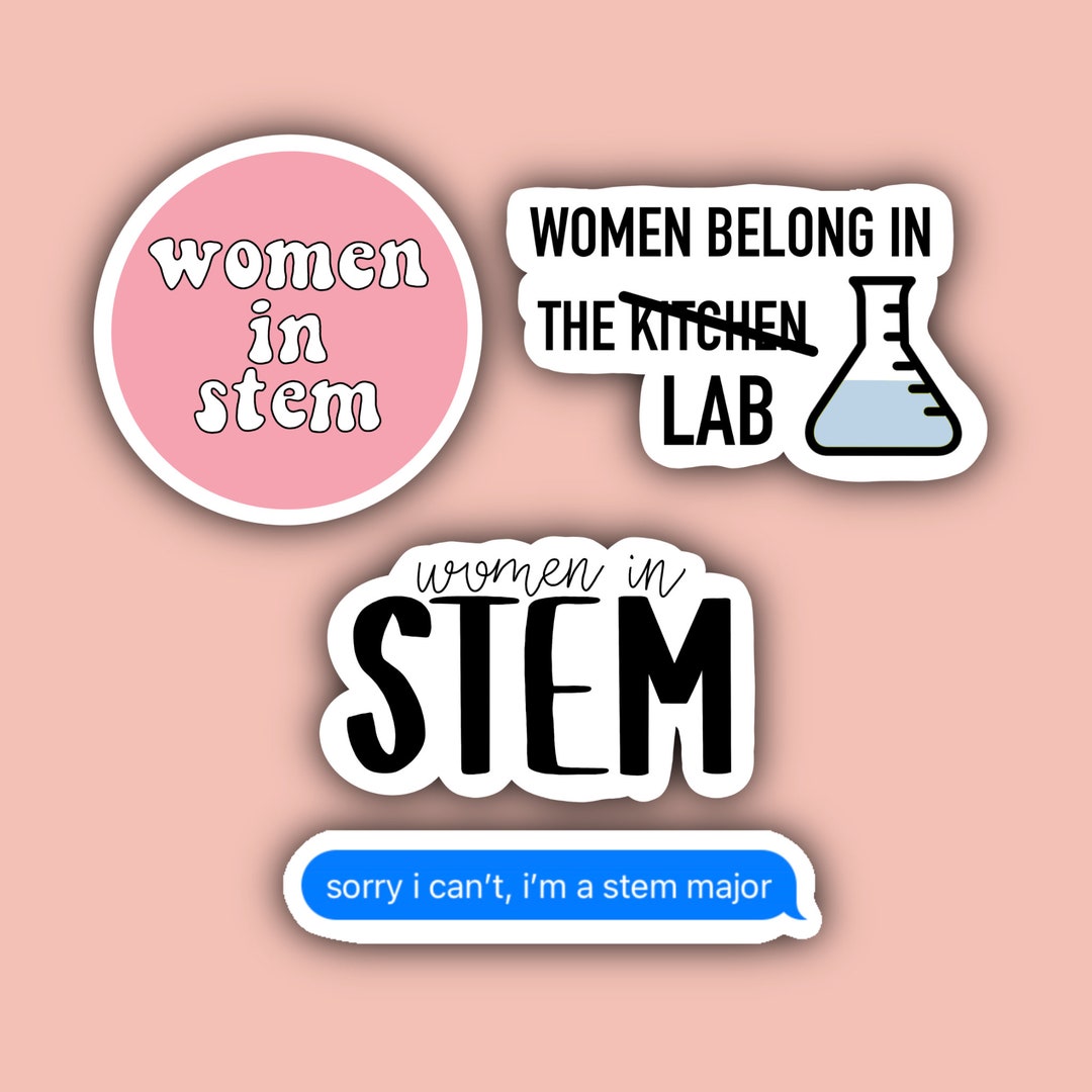 Woman in STEM Sticker Pack - Stem Student Stickers - Etsy