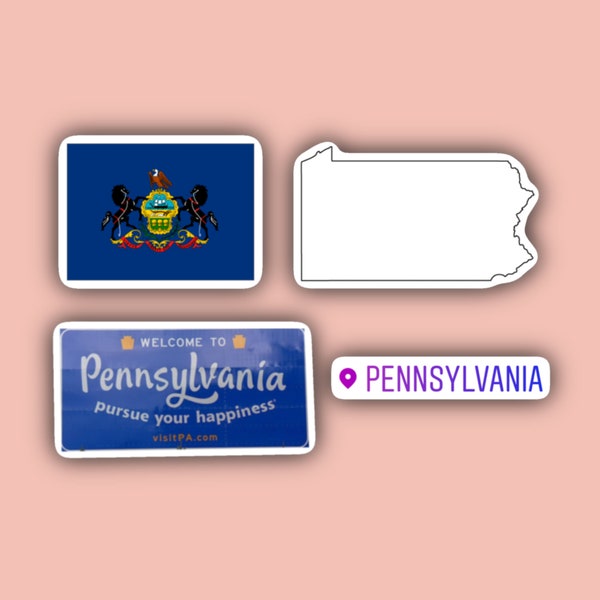 Pennsylvania Sticker - Etsy