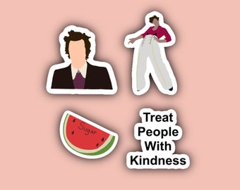 Treat People With Kindness Waterproof Sticker Harry Styles - Etsy