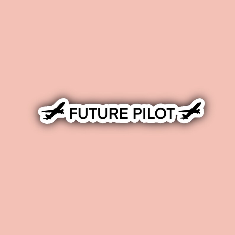 Future Pilot Sticker Pack Waterproof Stickers Aeronautics - Etsy
