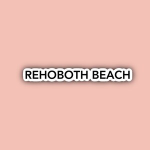 Rehoboth Beach Delaware Sticker Pack - Welcome Sign - RB - Geotag ...
