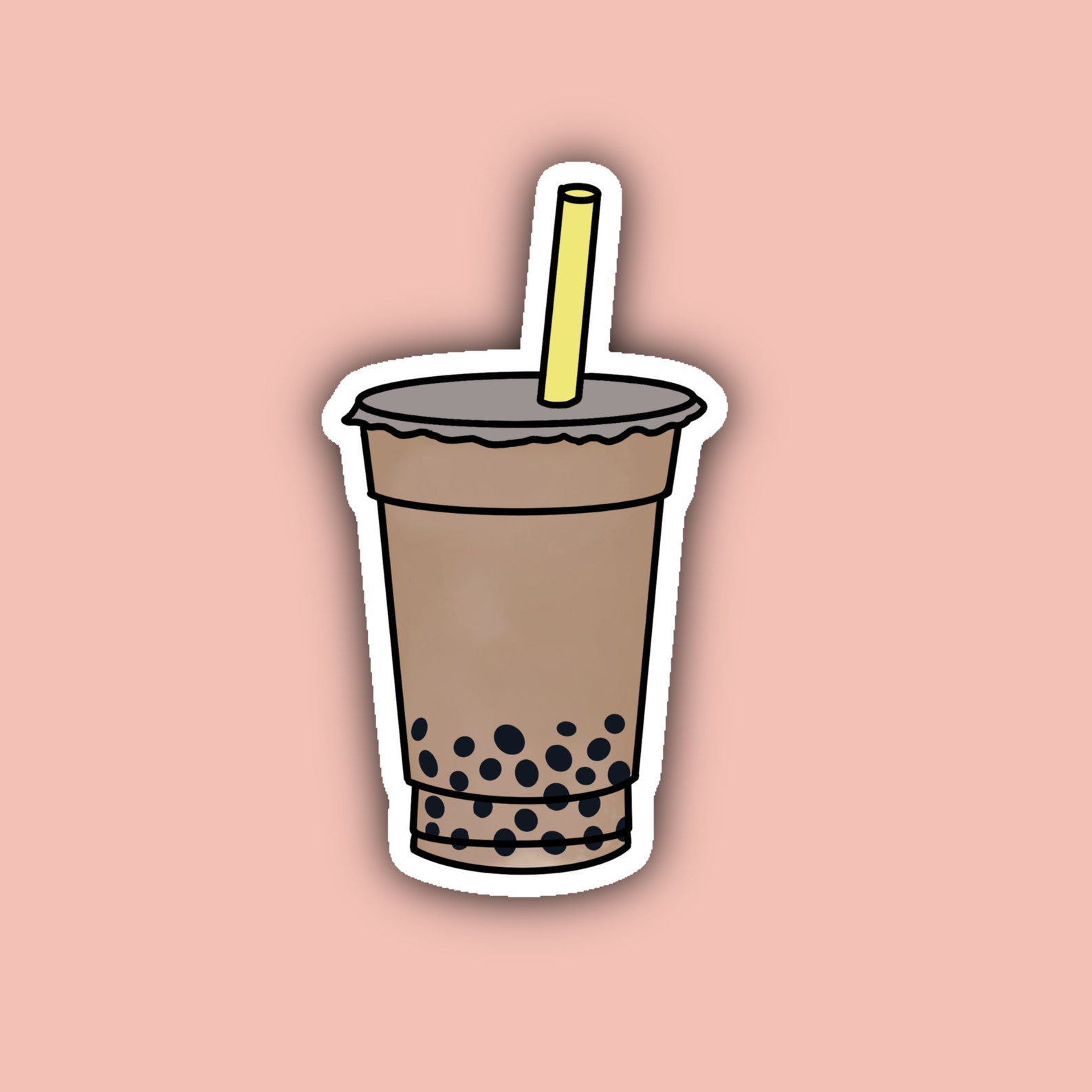 Boba Milk Tea Sticker Pack Boba Stickers | Etsy