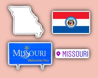 Personalized Missouri License Plate Decals Stickers Version 3 Sheet of ...