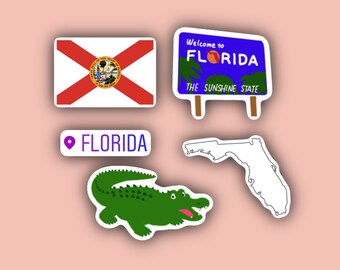 Florida FL State Outline Vinyl Decal Sticker - Etsy