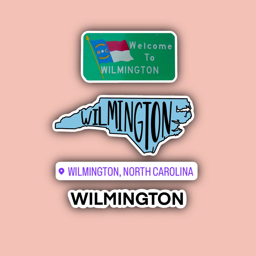 Wilmington, NC Sticker Pack - North Carolina Stickers - Etsy