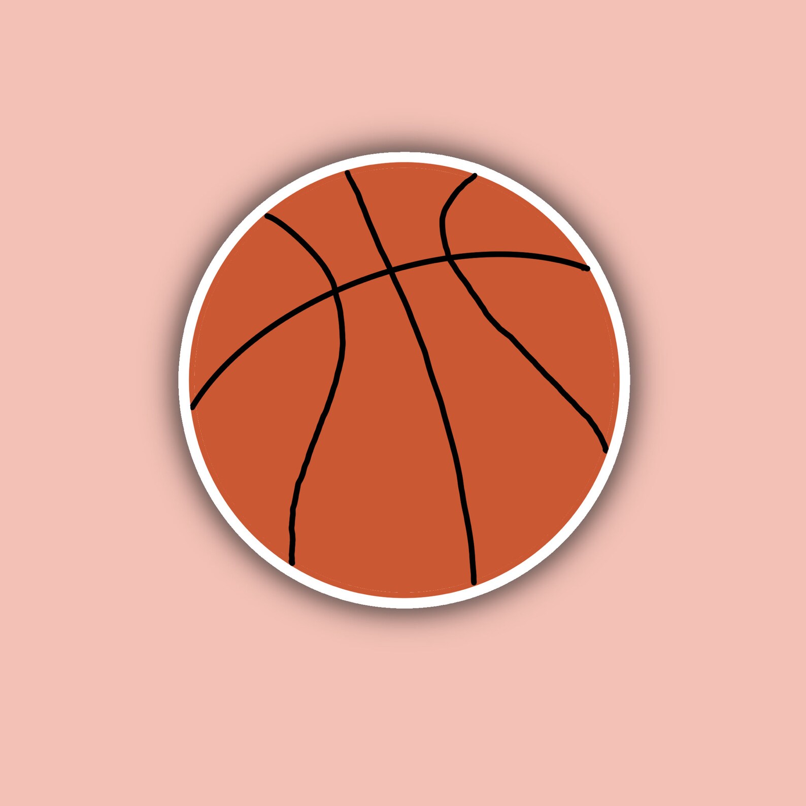 Basketball Sticker Pack Basketball Sticker Sports Stickers - Etsy
