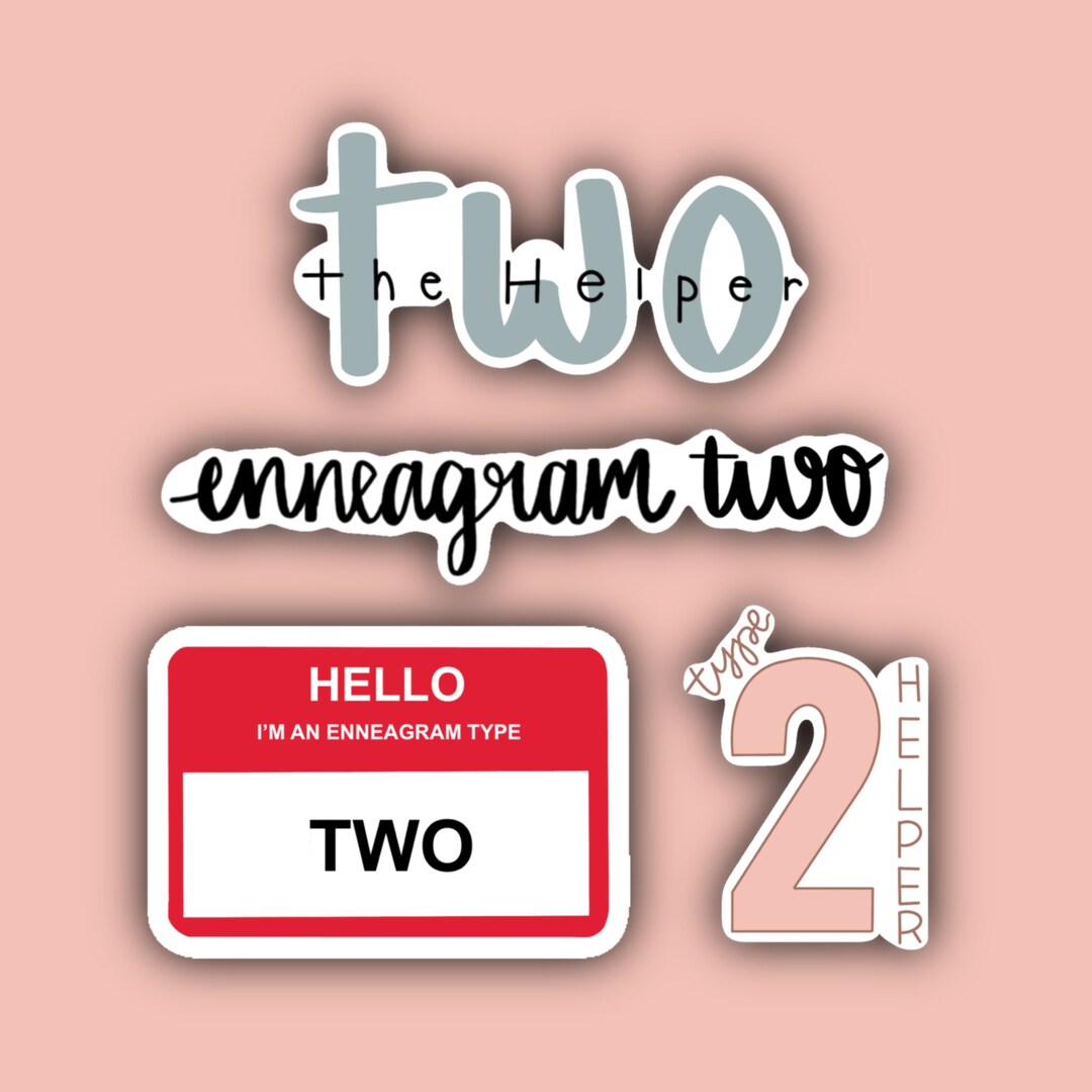 Enneagram 2 Sticker Pack - Enneagram Stickers - Sticker - Type 2 ...