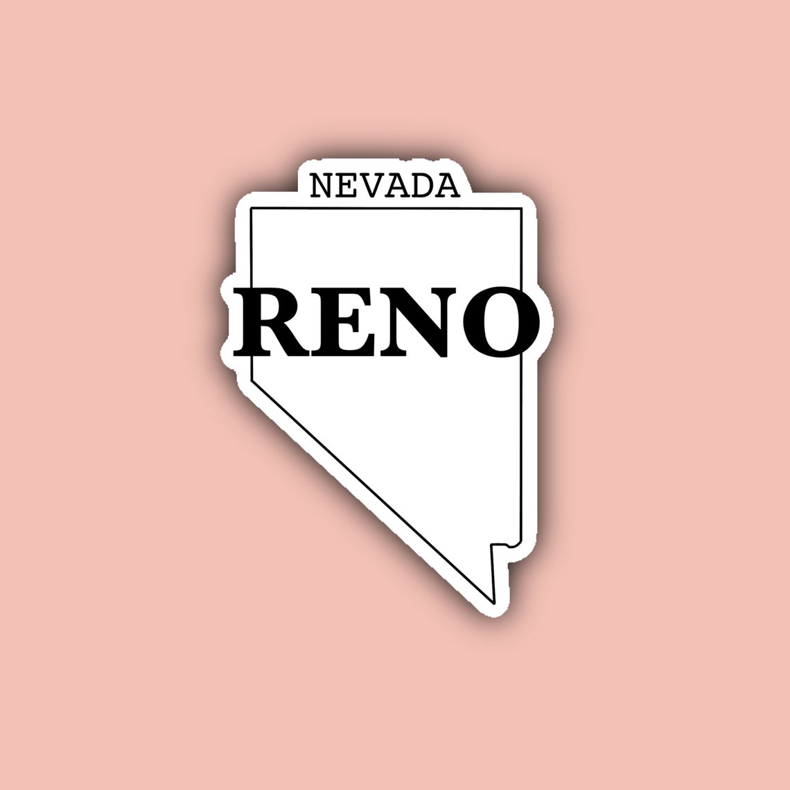Reno Nevada Sticker Pack Nevada Stickers Reno NV - Etsy
