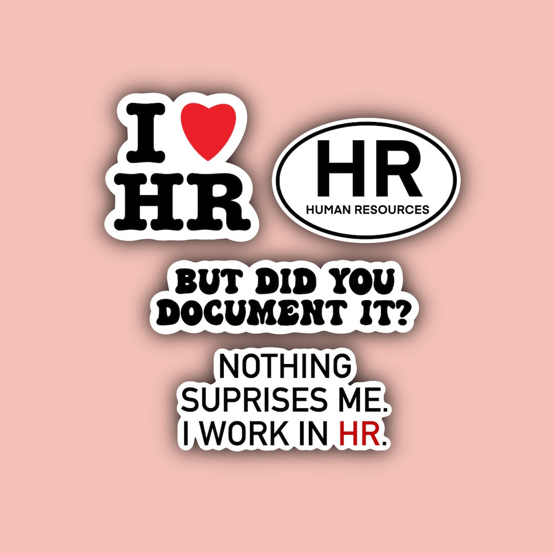 Human Resources Sticker Pack - HR Stickers - Etsy