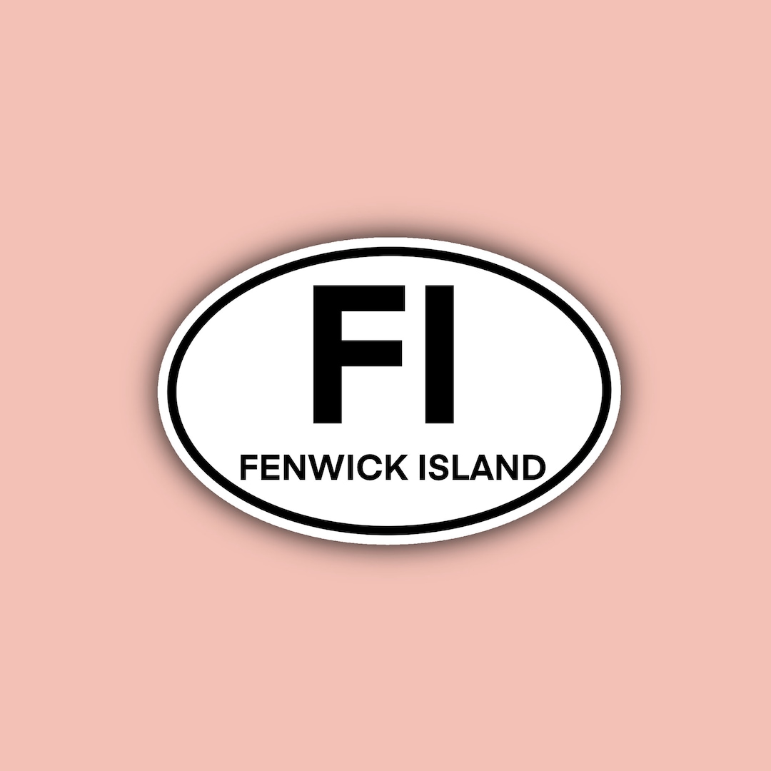 Fenwick Island Delaware Sticker - 3" - Waterproof Sticker - Etsy