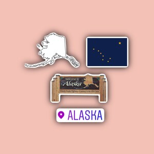 Alaska Sticker Pack - Alaska - Anchorage Alaska - Alaska Stickers - Etsy