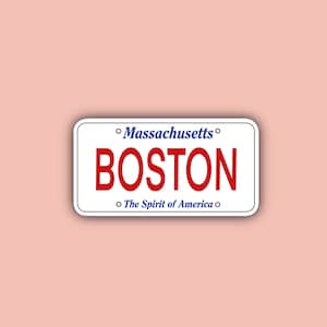 Boston Massachusetts Sticker Pack - BOS Stickers - Entering Boston - Etsy