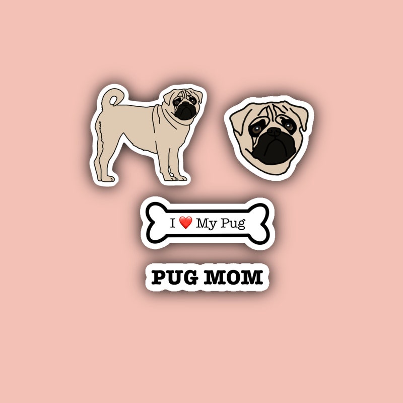 Pug Sticker - Etsy
