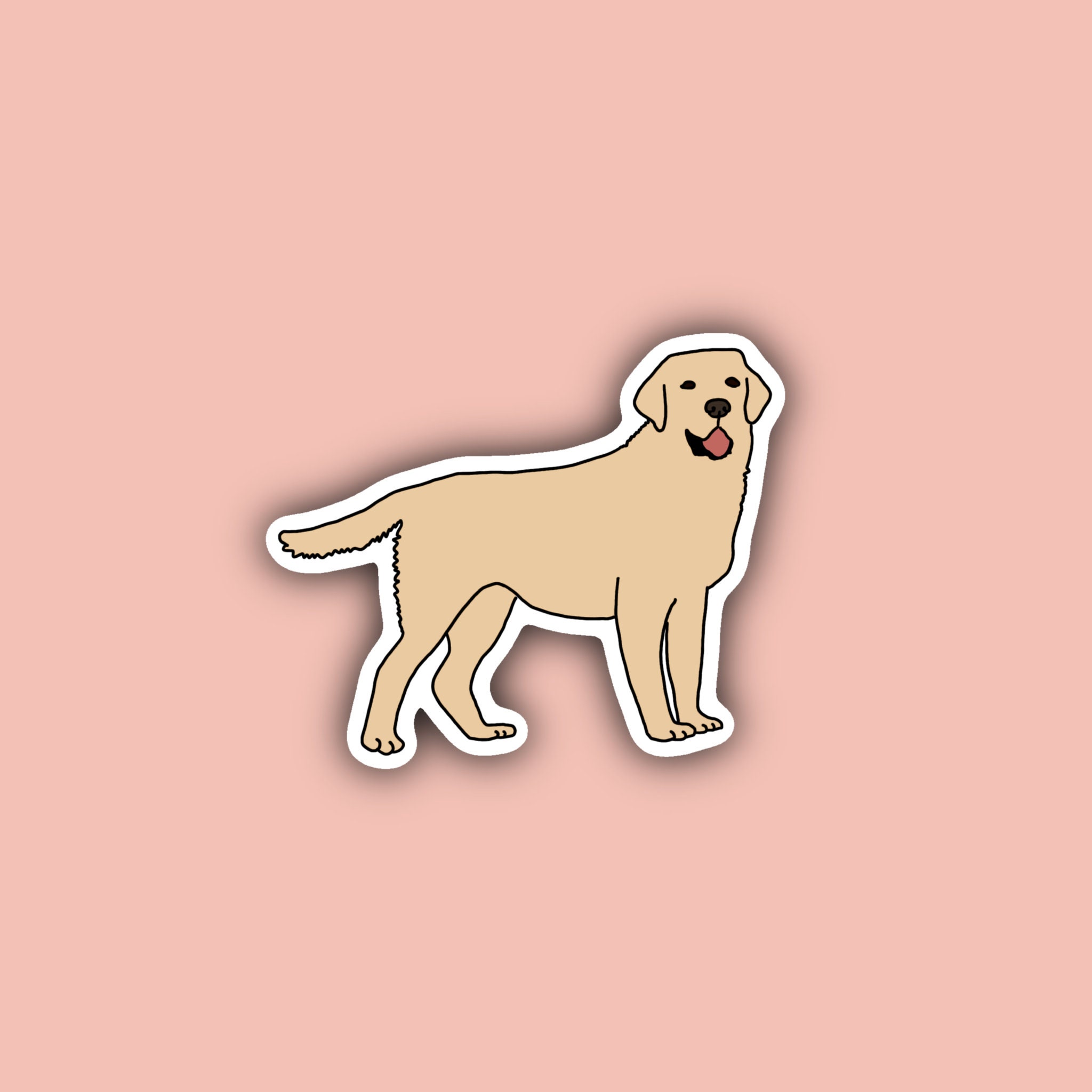 Yellow Lab Sticker Pack Labrador Retriever Stickers Dog - Etsy