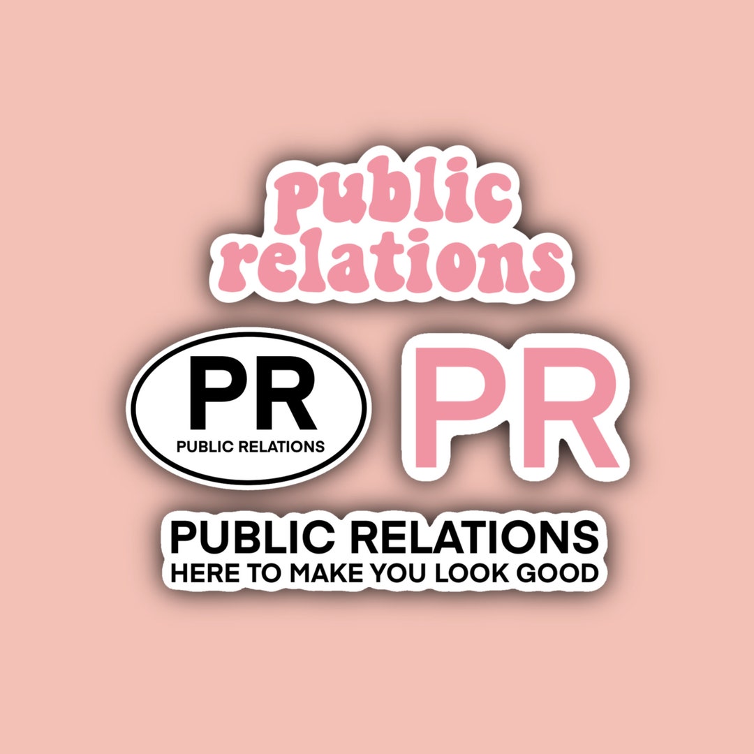 Public Relations Sticker Pack - PR Stickers - Etsy