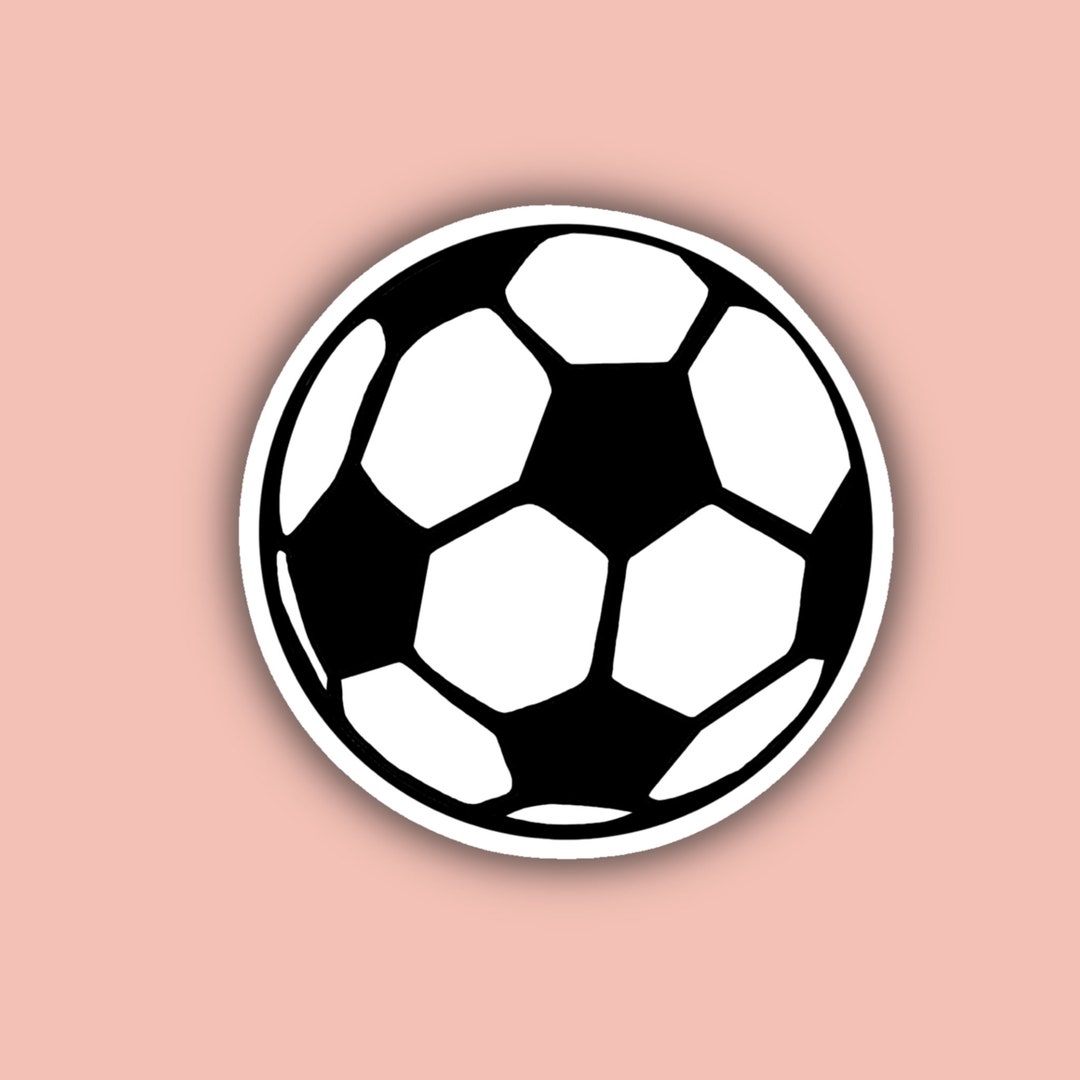 Soccer Ball Sticker - Waterproof - Etsy