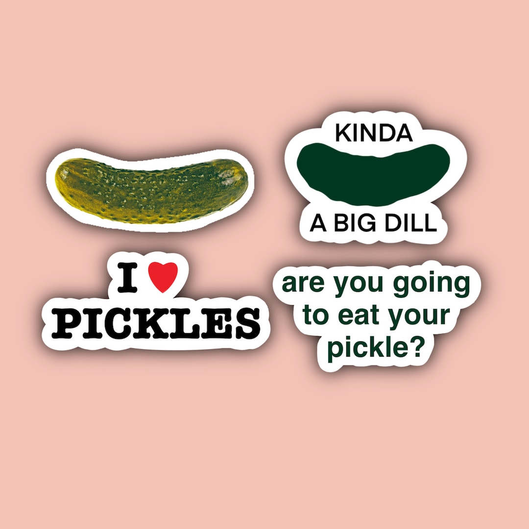 Pickles Sticker Pack - Pickle - Big Dill - I Love Pickles - Etsy