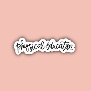 Physical Education Teacher Sticker Pack - Gift for PE Teacher - Teacher ...