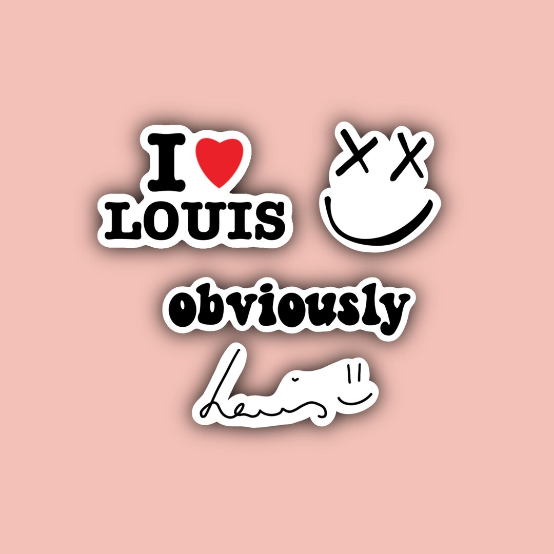 Louis Tomlinson Sticker Pack - Waterproof Stickers - One Direction - 1D ...