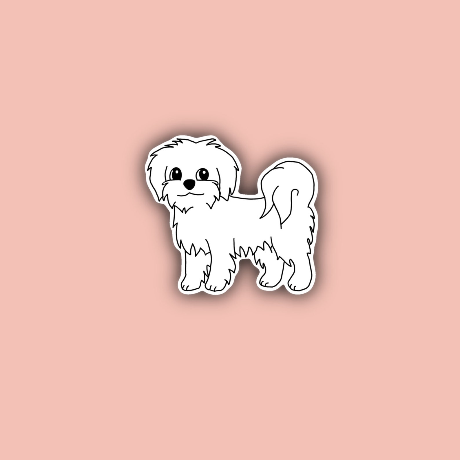 Maltese Sticker Pack Dog Mom - Etsy