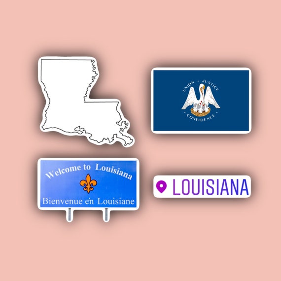 Louisiana Sticker Pack | Etsy