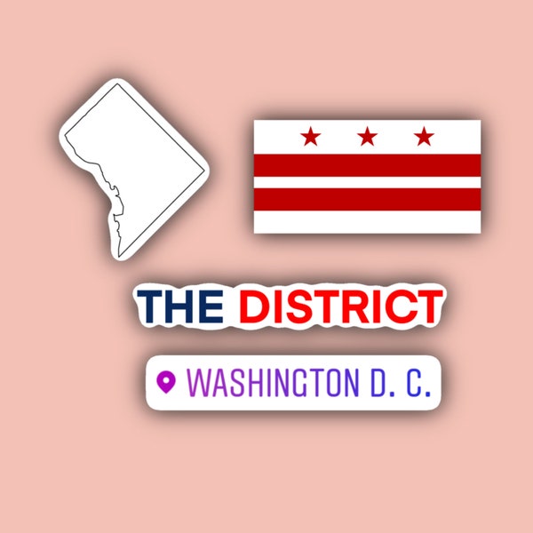 Washington Dc Sticker - Etsy
