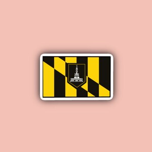 Baltimore Maryland Sticker Pack - Baltimore Stickers - Maryland Crab ...