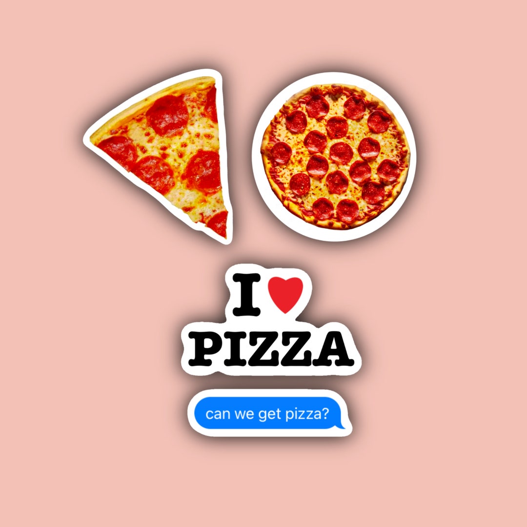 Pizza Sticker Pack - Pizza Stickers - Waterproof - Gift - Etsy