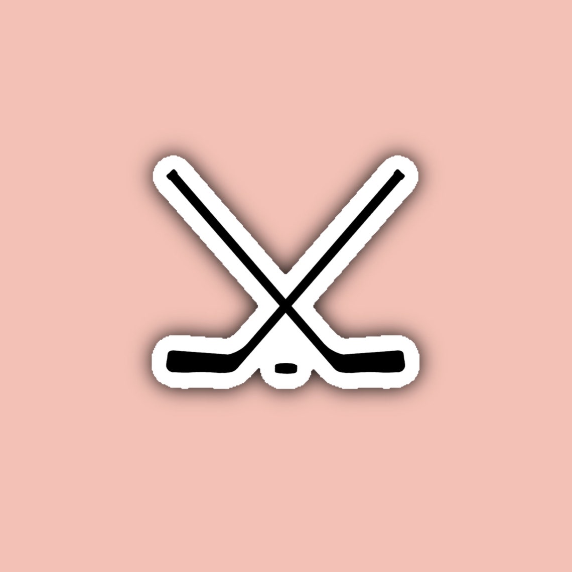 Hockey Sticker Pack Hockey Stickers Puck Sticks Gift - Etsy