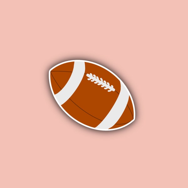 Football Outline Sticker - Etsy