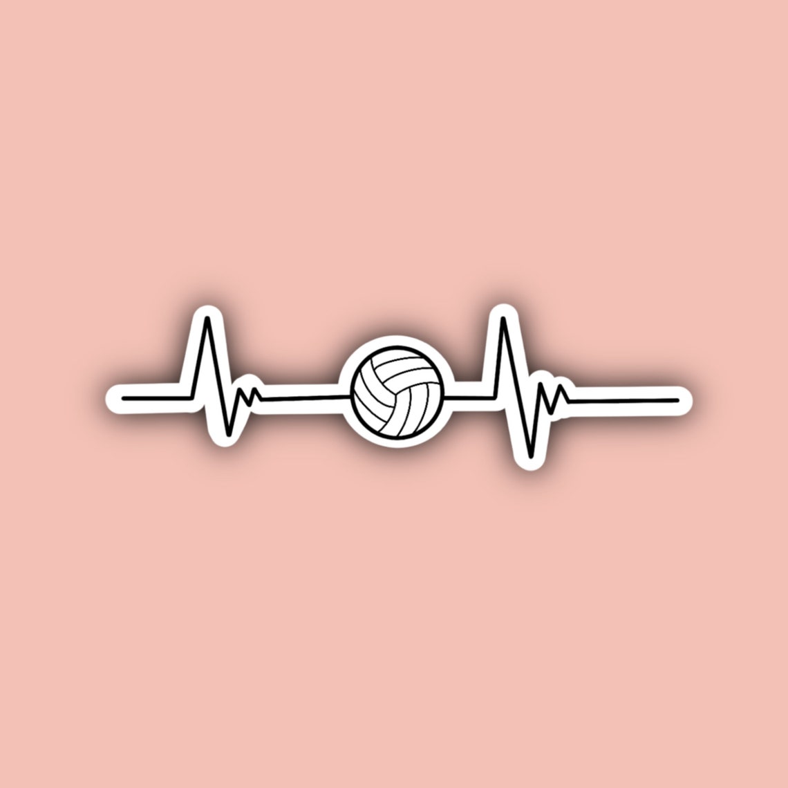 Volleyball Sticker Pack Volleyball Sticker Volleyball - Etsy