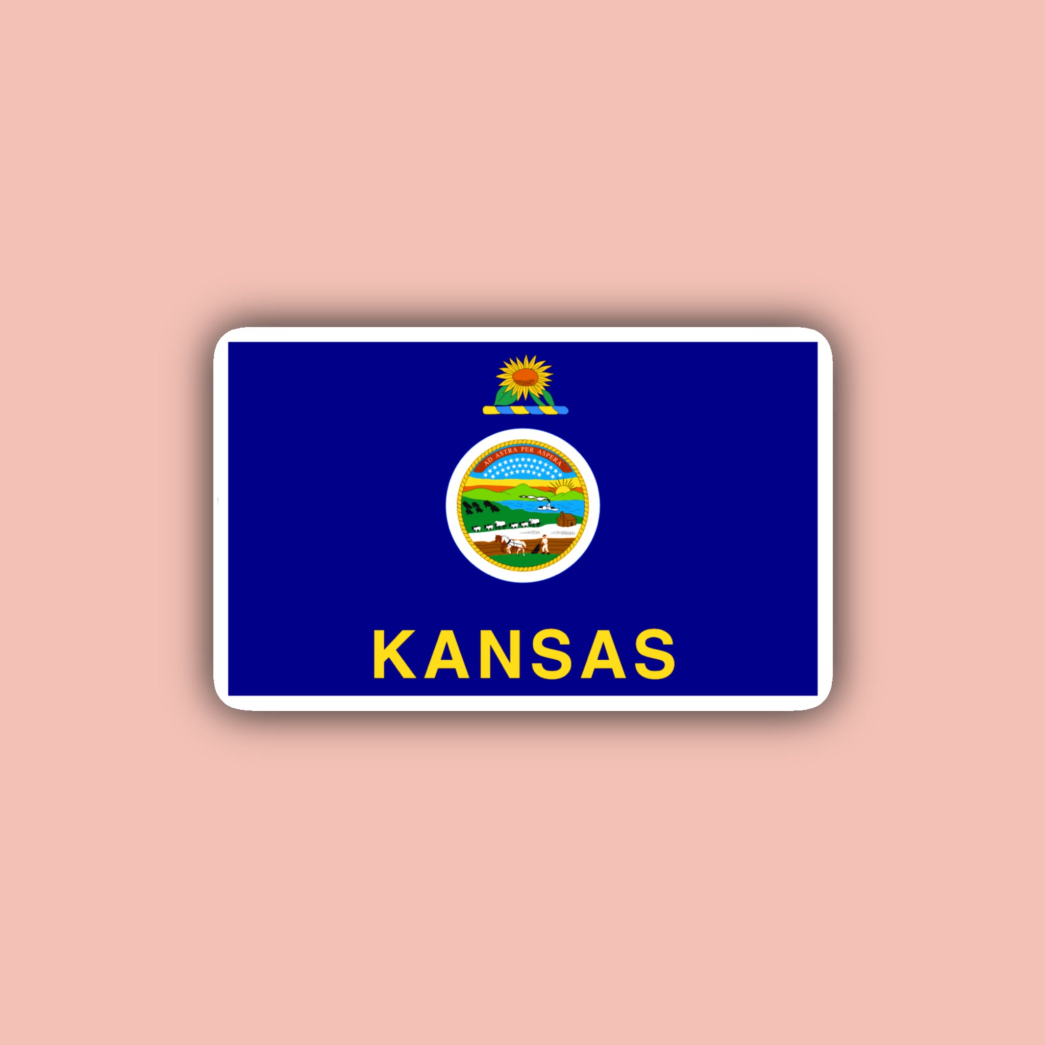 Kansas Sticker Pack KS Kansas Stickers | Etsy