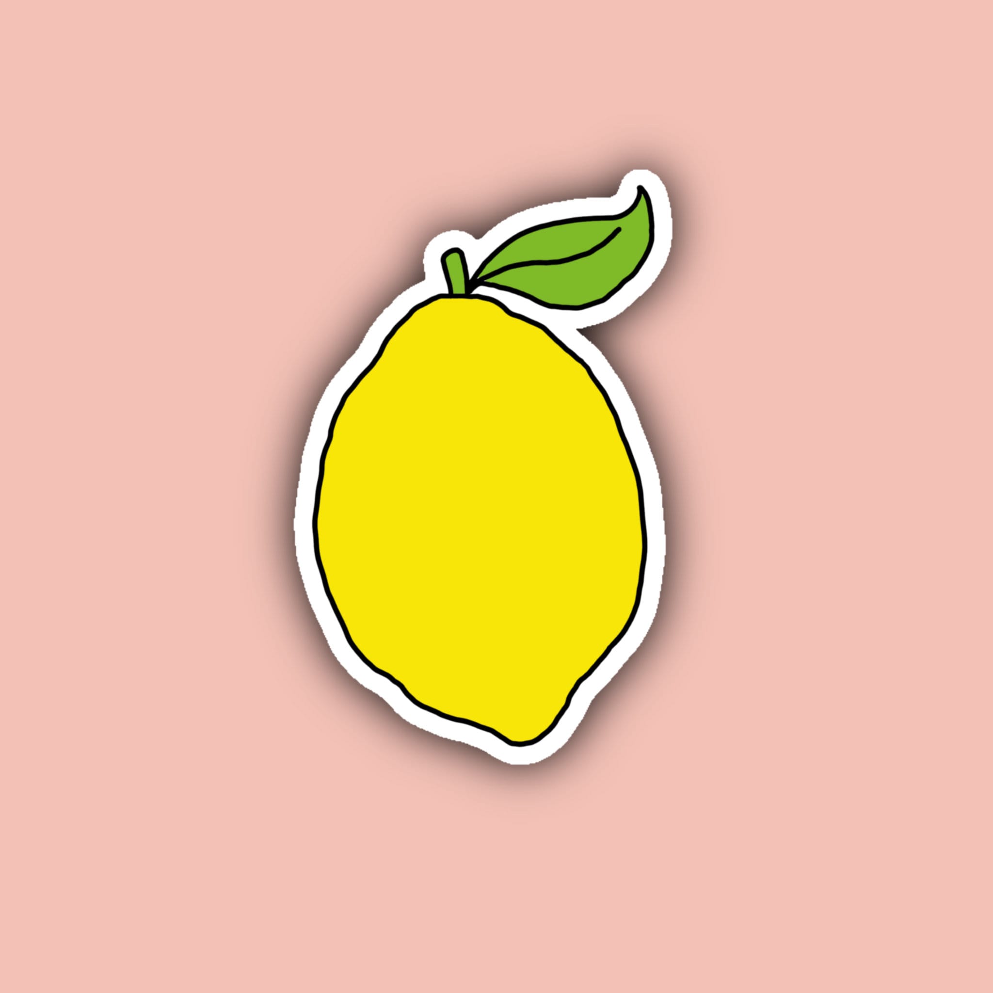 Lemon/Lemonade Sticker Pack Lemon Stickers Lemons Food | Etsy